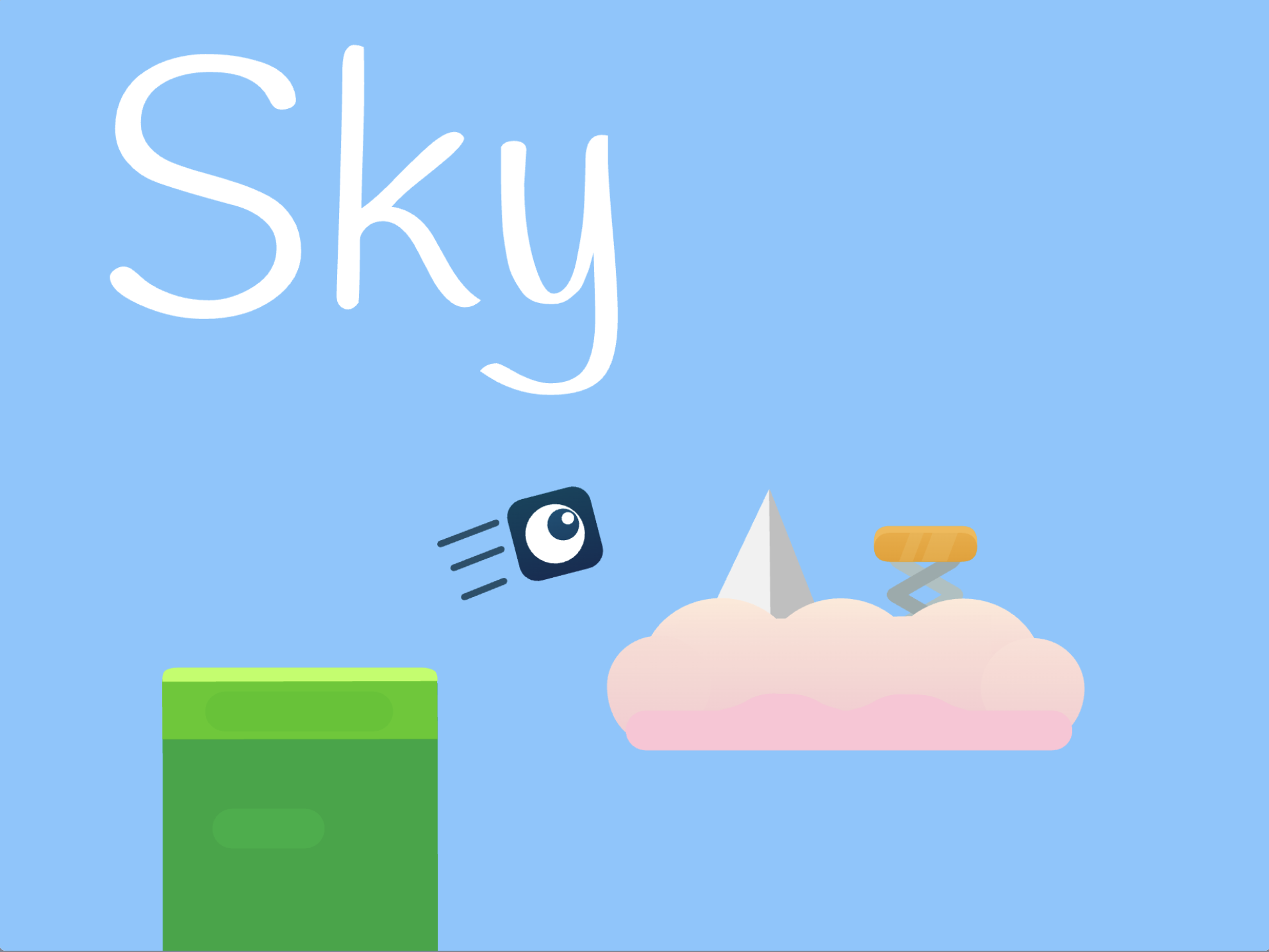 Sky Scrolling Platformer by canozenn
