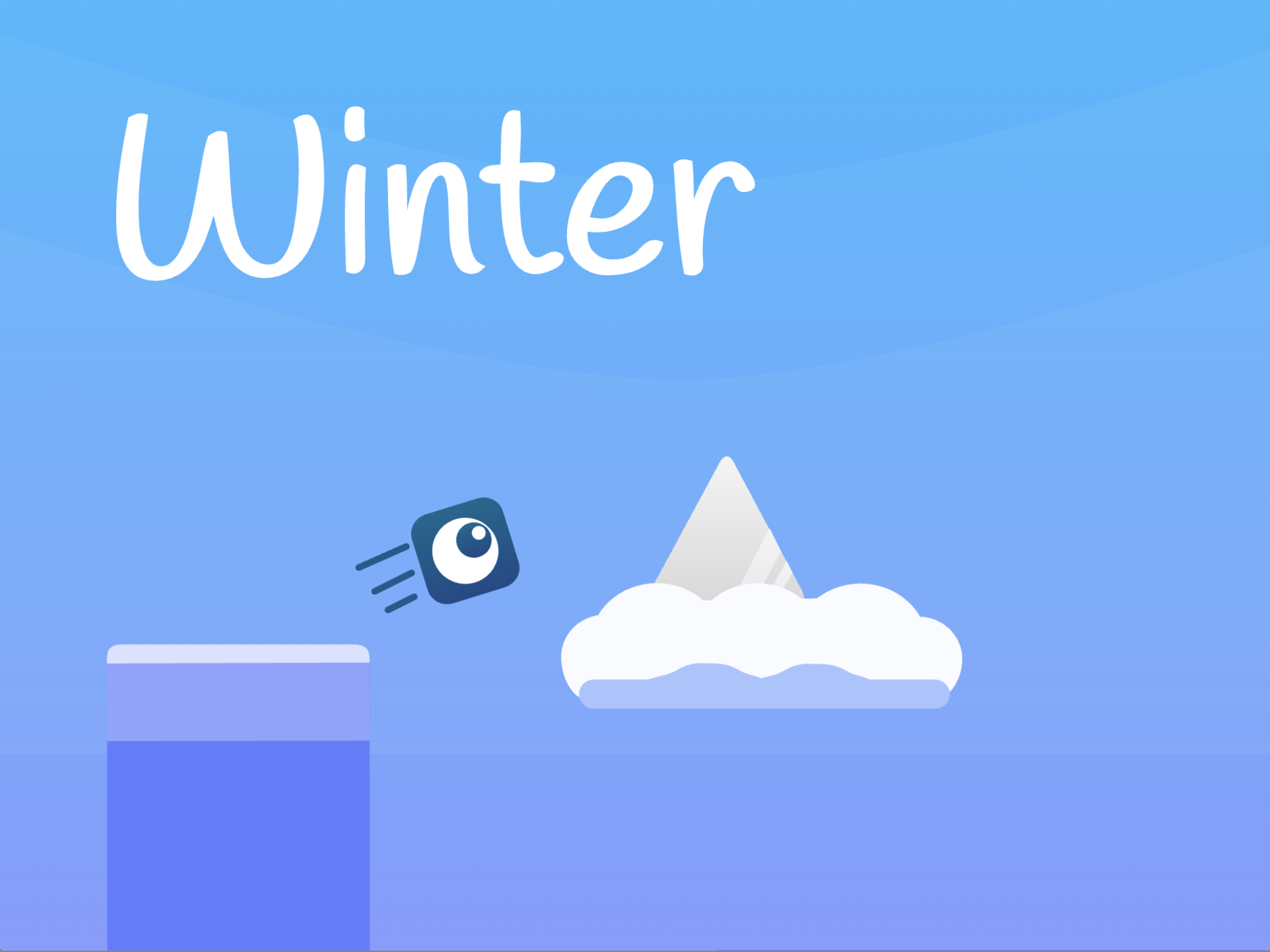 Winter Scrolling Platformer By Canozenn