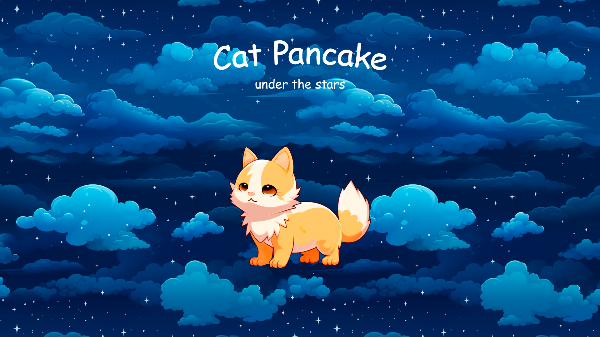 Cat Pancake under the stars by alex-kuimov