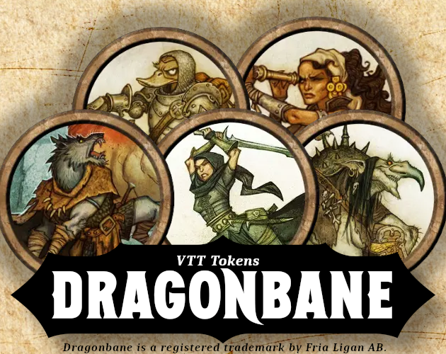 Dragonbane VTT Tokens by TheVikkodamus