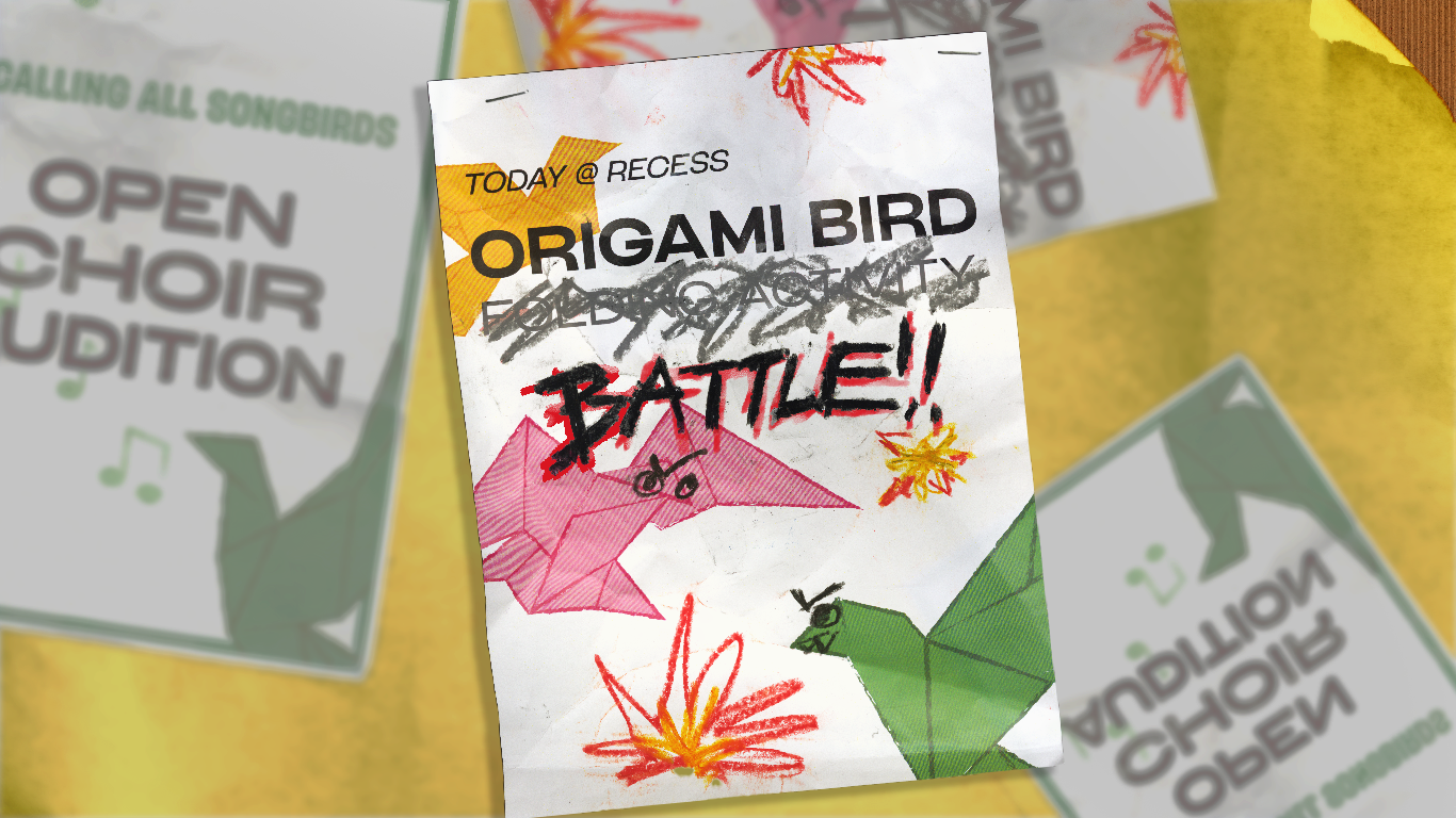 ORIGAMI BIRD BATTLE!! by Brown-RISD Game Developers, bric61, Heurlectic