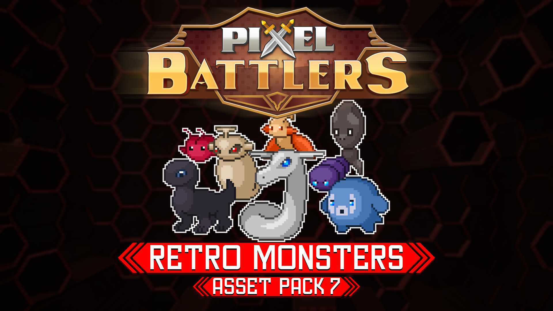 Retro Monsters Asset Pack 7 (2D RPG Monsters) by ELV Games
