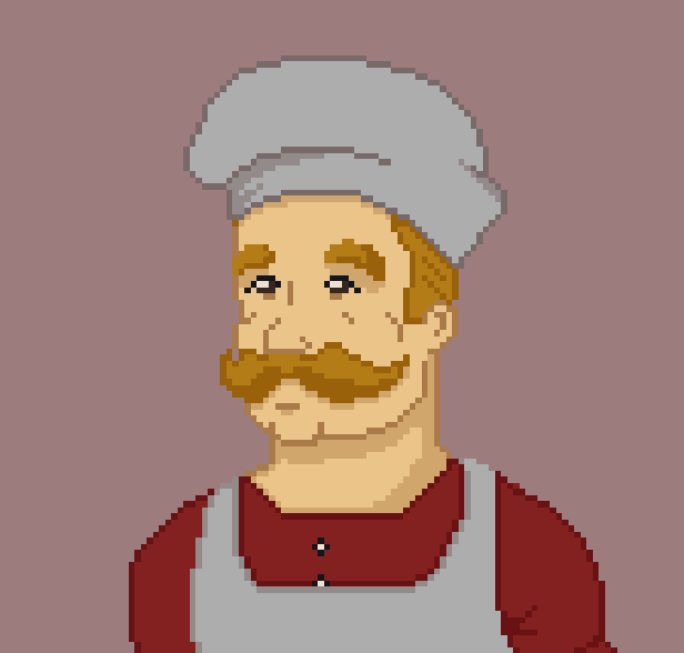 Baker character portrait by Alexti_dev