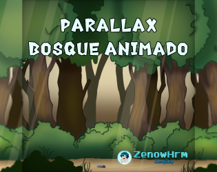 Parallax Background Animated Forest by MeowTastic