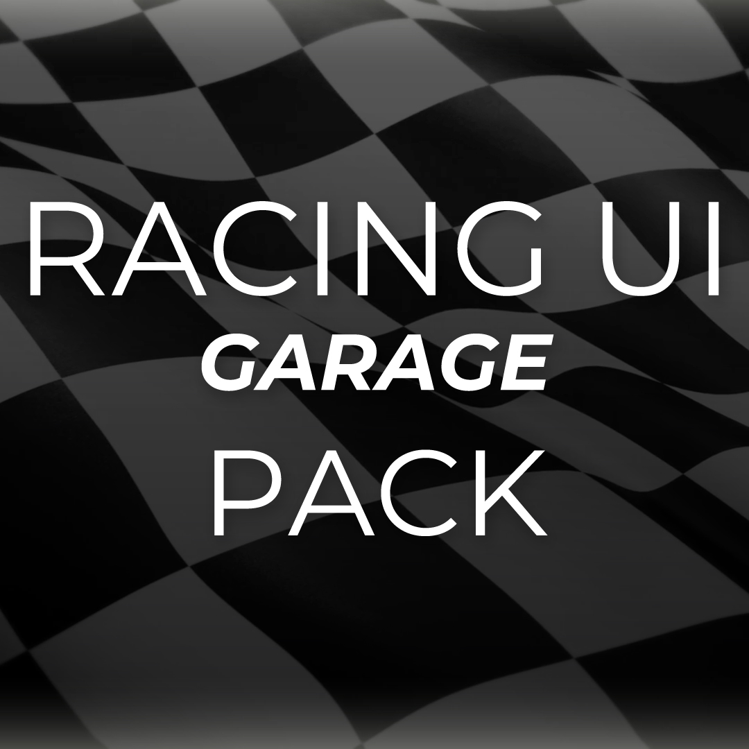 Racing UI Garage Pack by Abstergo Design
