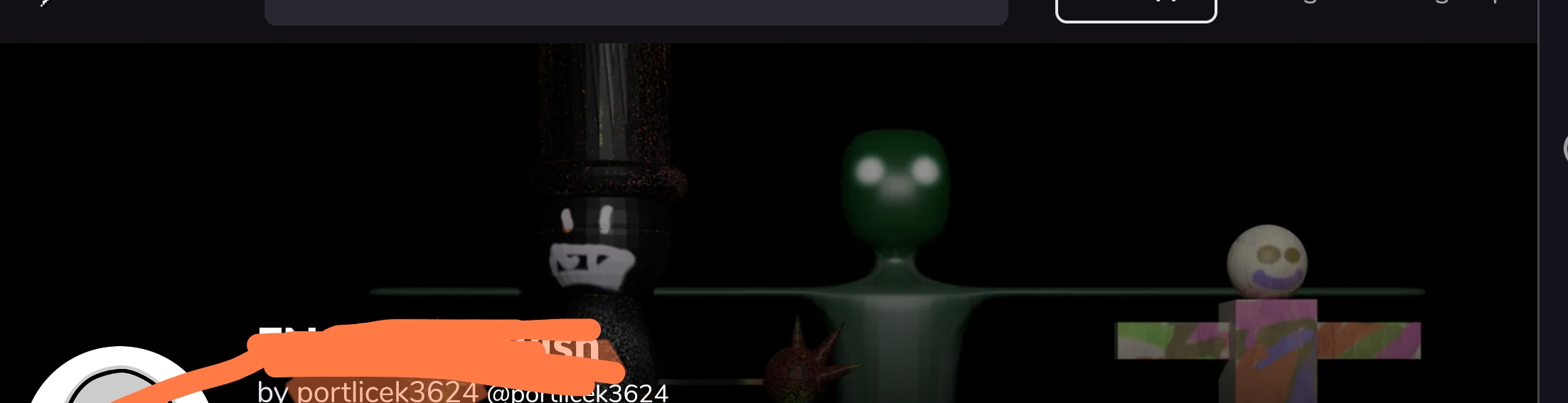 FNAF from wish by portal007gms