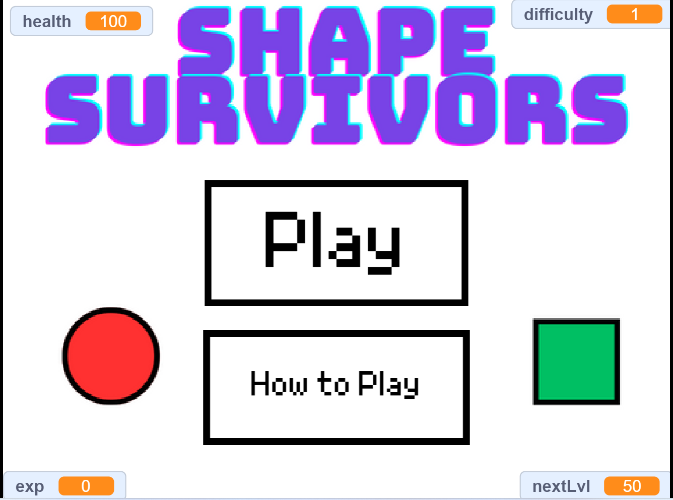 Shape Survivors by SlimeInSpace