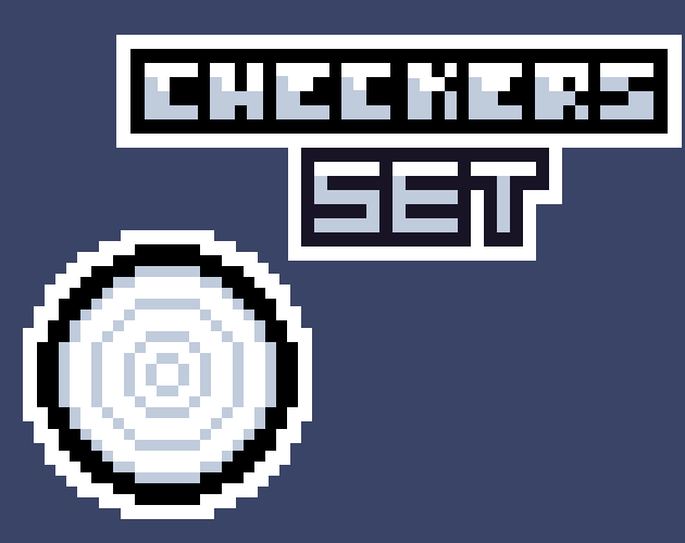 Devlog Checker Droughts Set Pixel Art By Wildlife