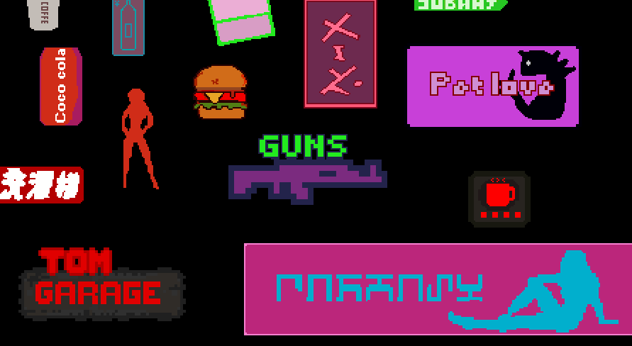 Pixelart Neons by Jarp.pix