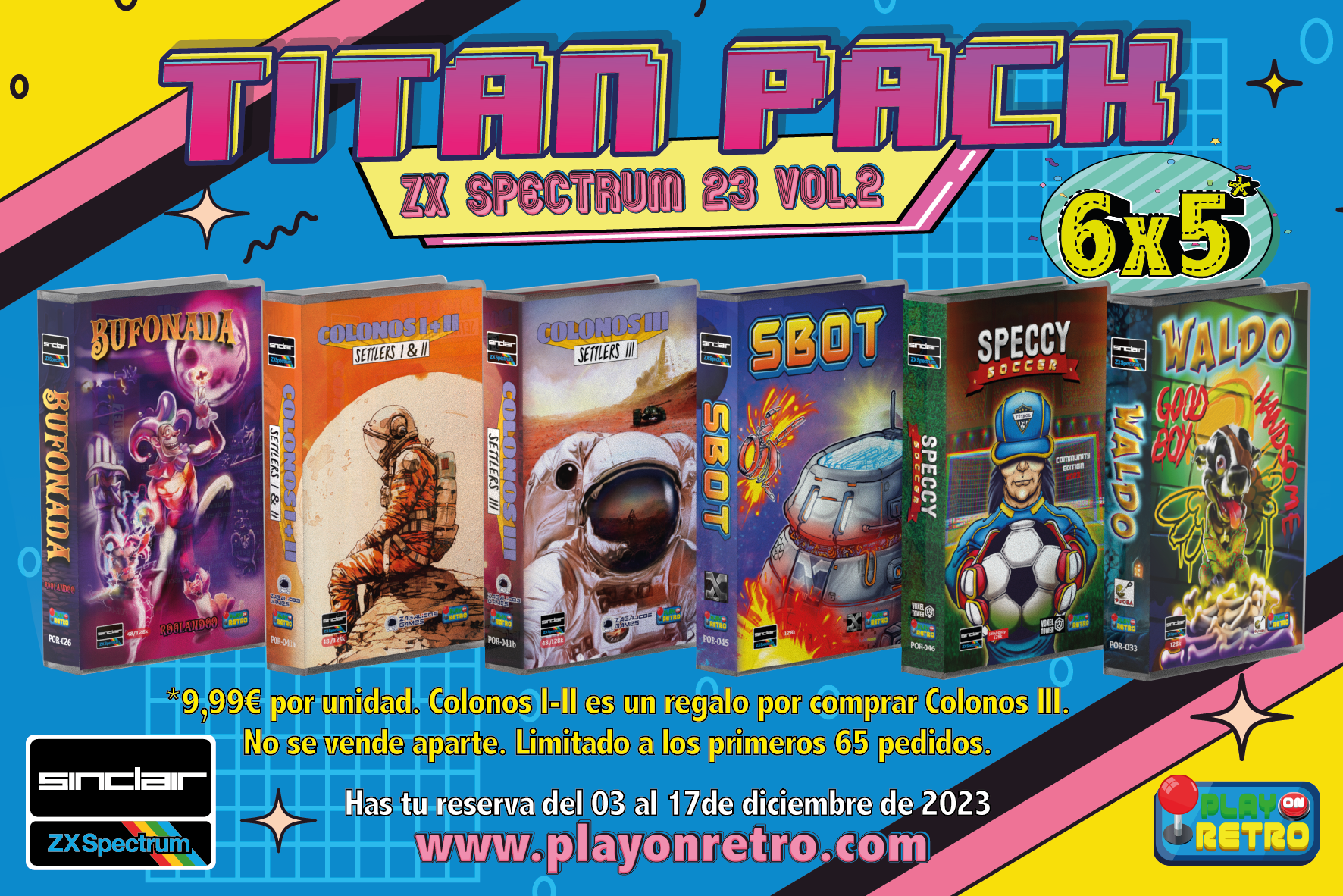 ZX Spectrum physical edition 2023 by Playonretro