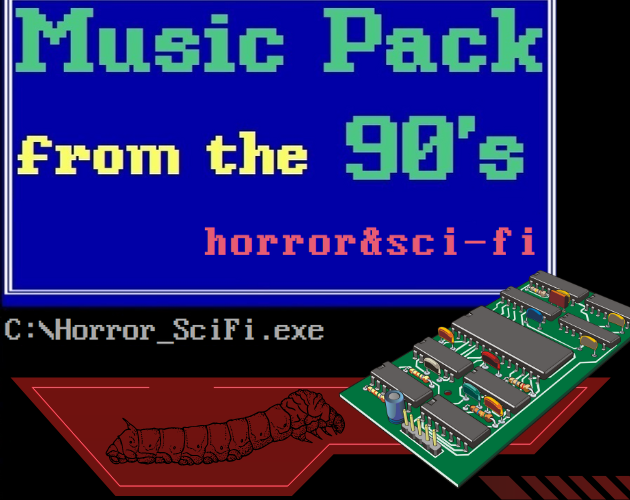 Music pack from the 90's (horror and sci-fi) by Bertrand Guégan