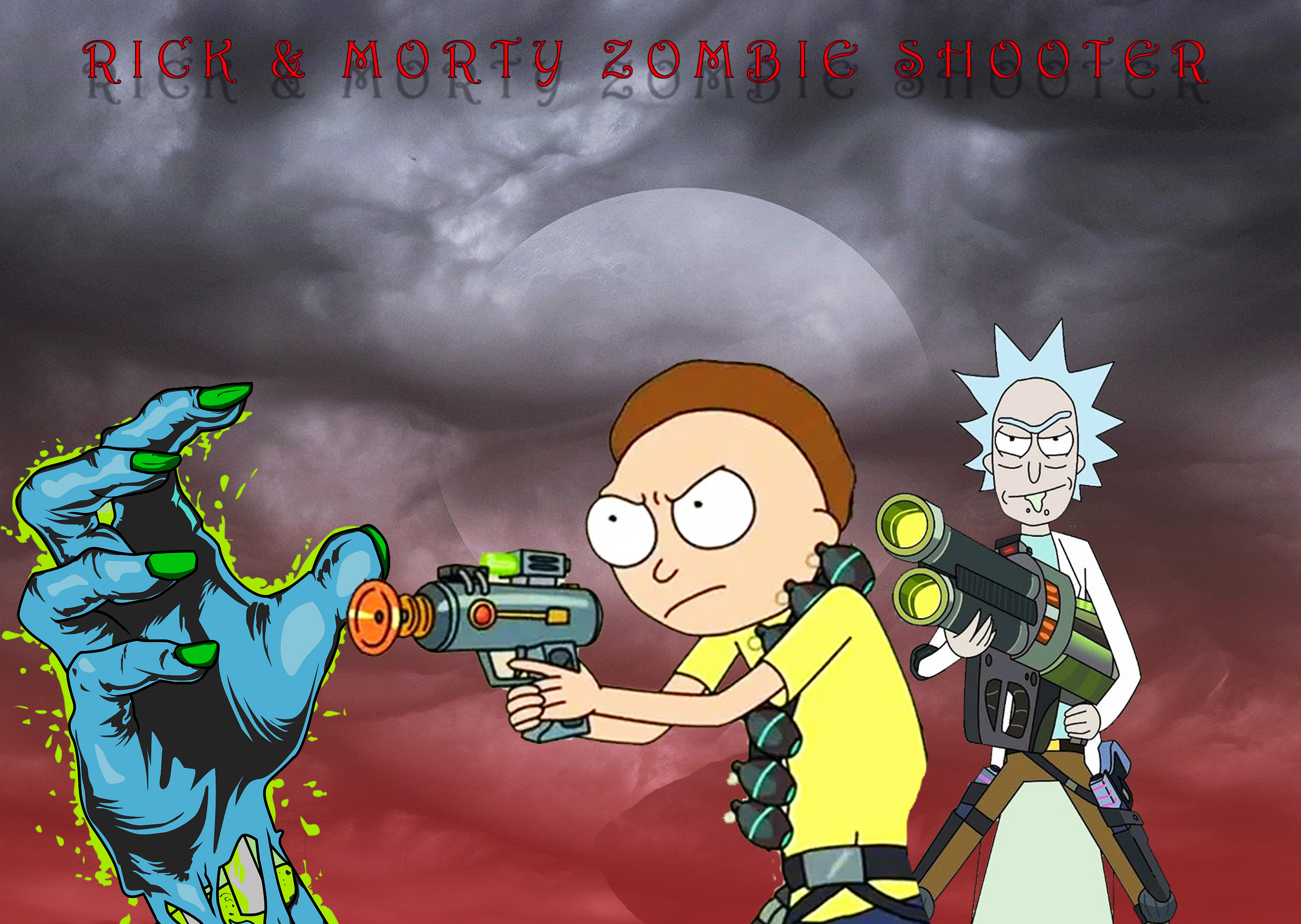 Rick And Morty Zombie Shooter by Kenmc