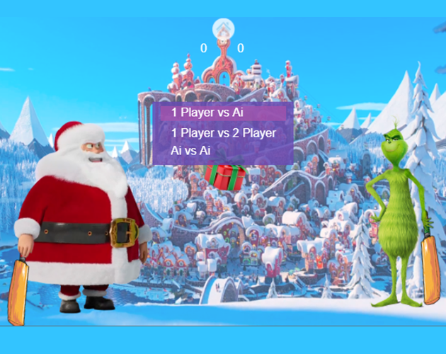 Santa vs Grinch by Mitsi