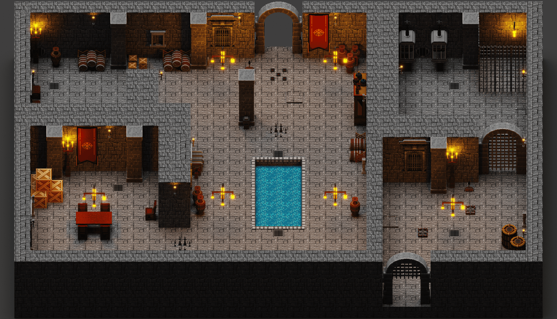 Voxel Dungeon Set by VoxelGameAssets