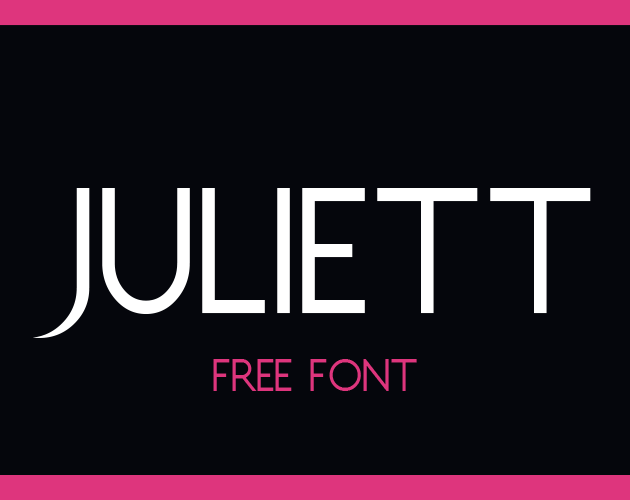 Juliett - Free Font by GGBotNet