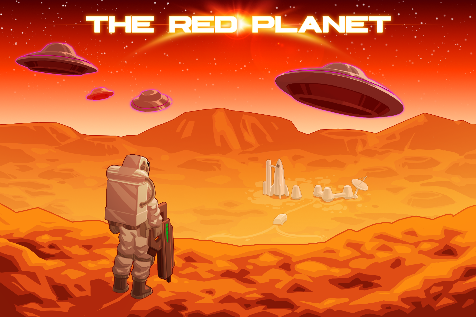 2D Red Planet by Moon Tribe