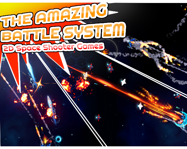 2D Battle System | Space Shooter Games by Flashy Feather