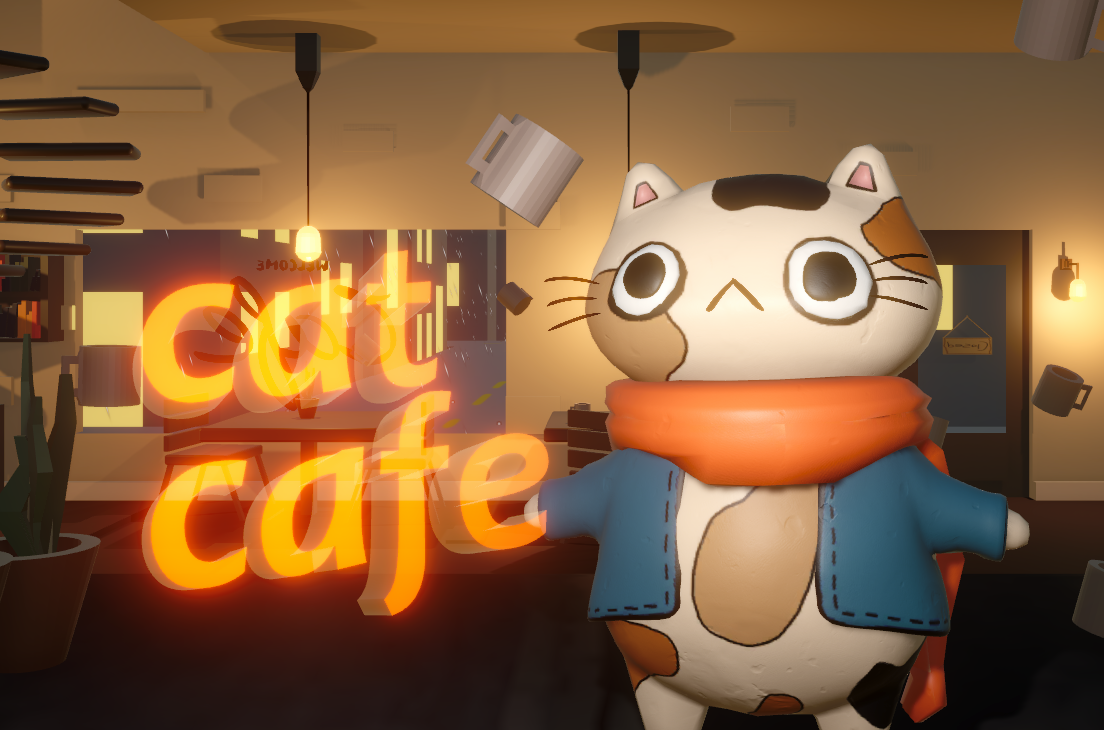 cat cafe by nehcalle