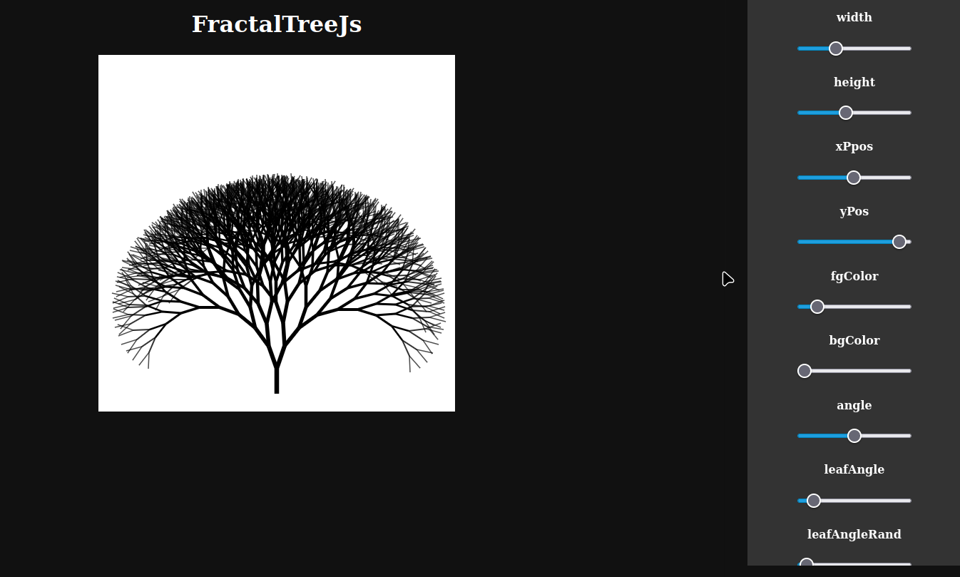 FractalTreeJs by samuraigames1