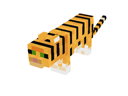 New Custom Tiger Mob for Minecraft - itch.io