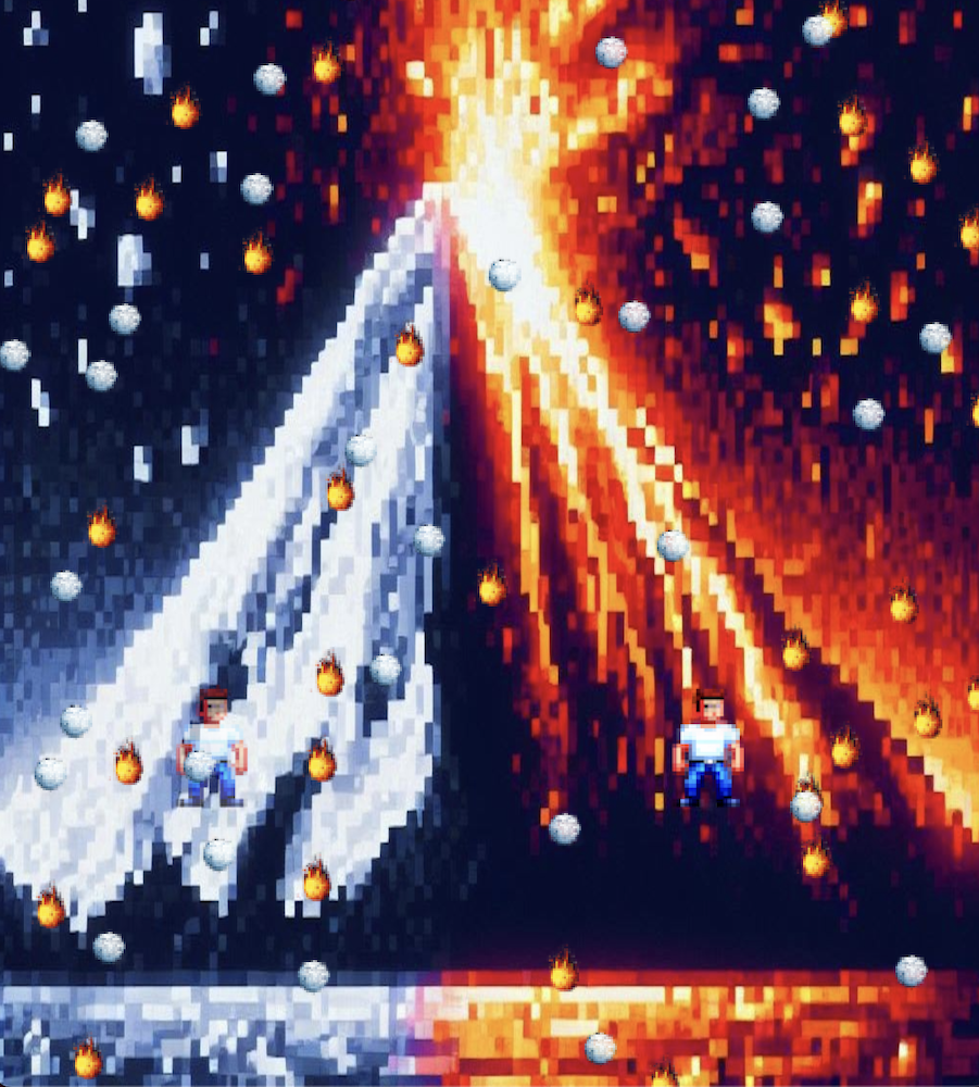 Ice Flame Mountain by dshukertjr