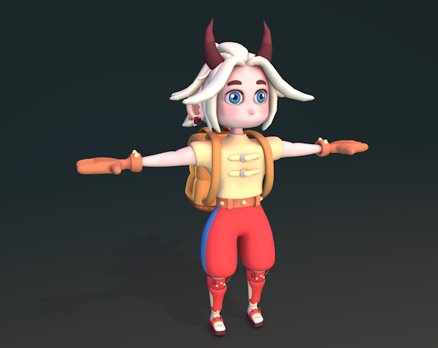 Oni Boy - Stylized 3D Character by Lale Koparan
