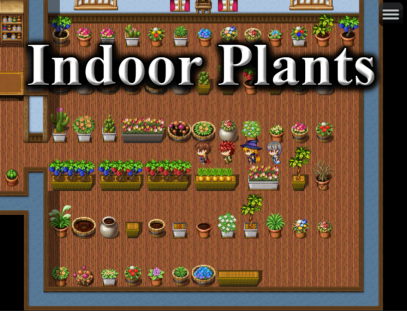 [Tileset][RTP] Indoor Plants for RPG Maker by Casper Gaming