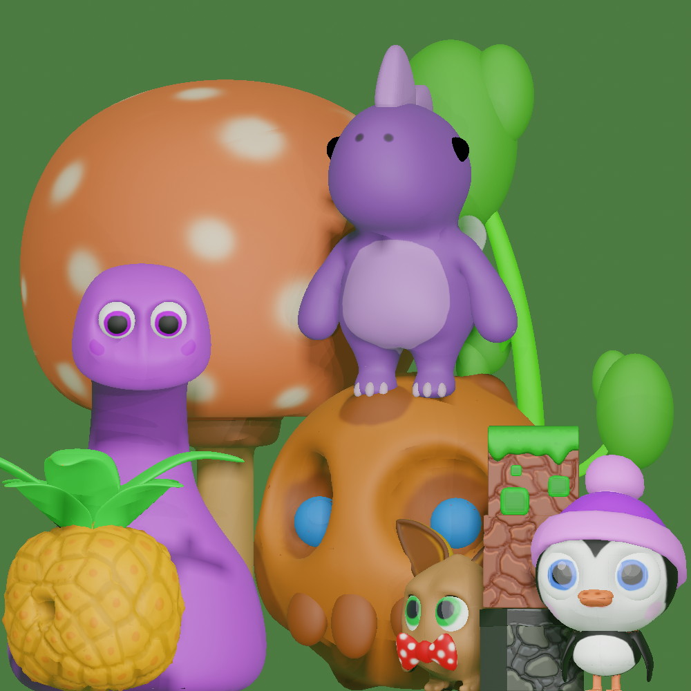 3D style Game Assets (2D Sprites) by _Ruso_x