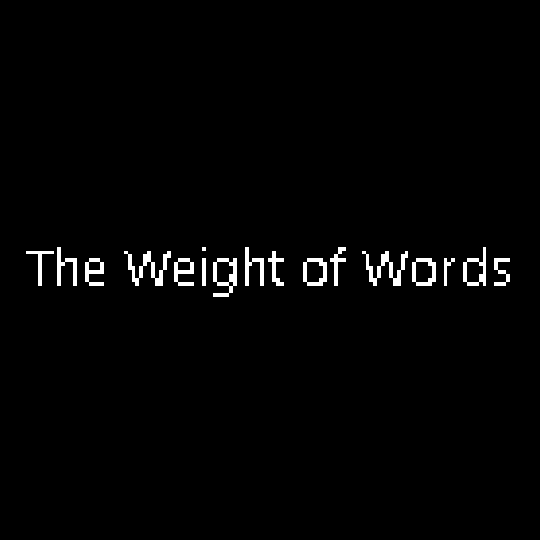 The Weight of Words by Evan Conway