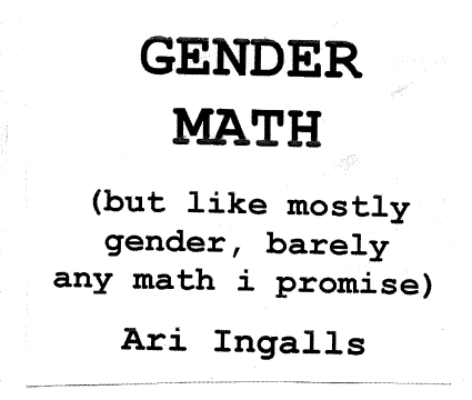 Gender Math by Ari_I
