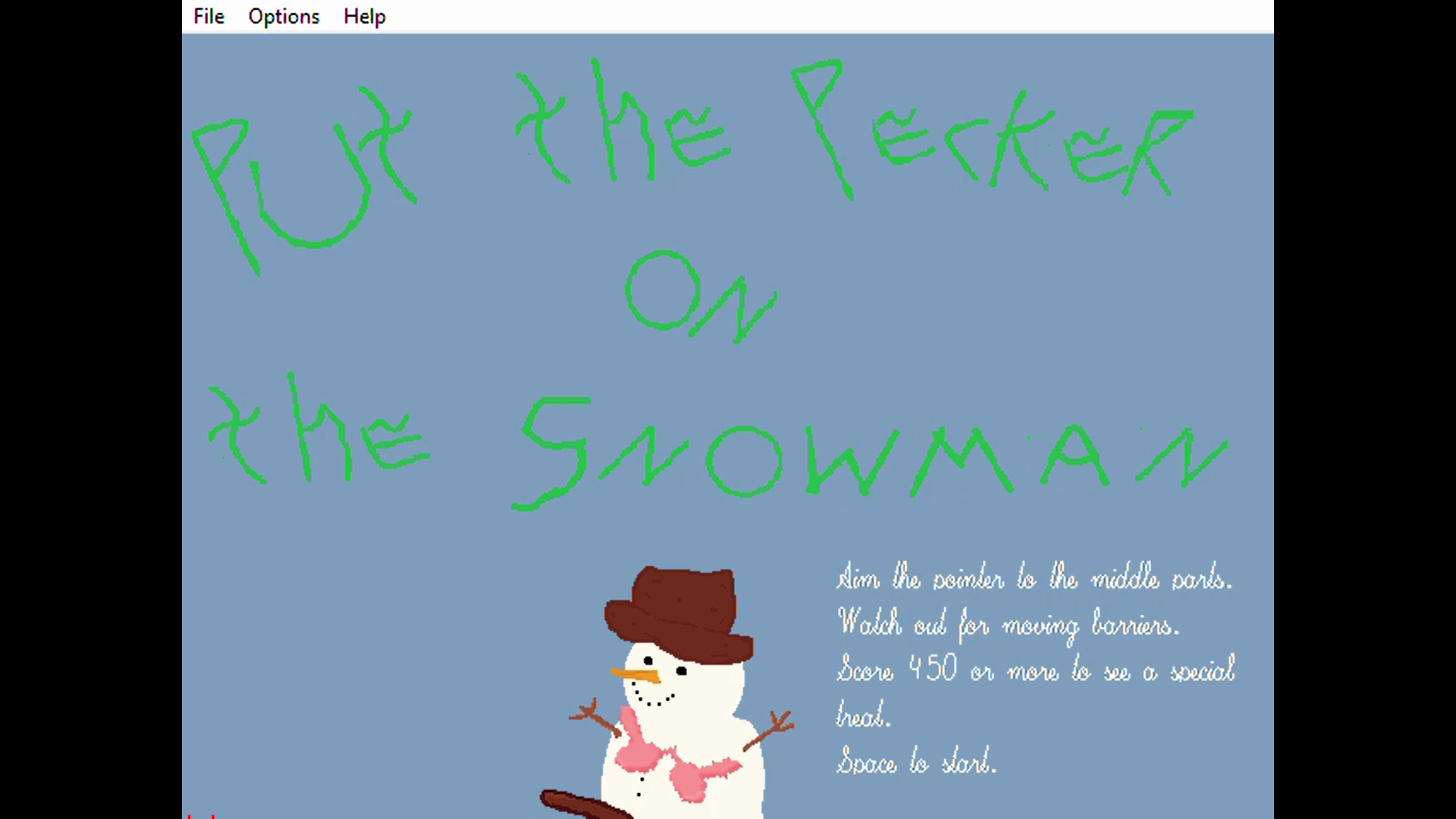 Put The Pecker On The Snowman by Richard Briscoe