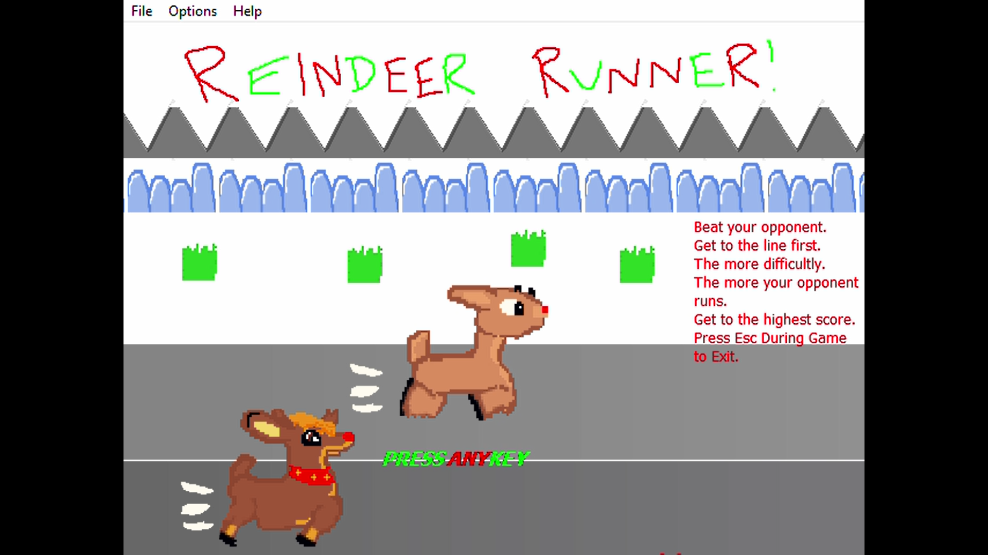 Reindeer Runner by Richard Briscoe