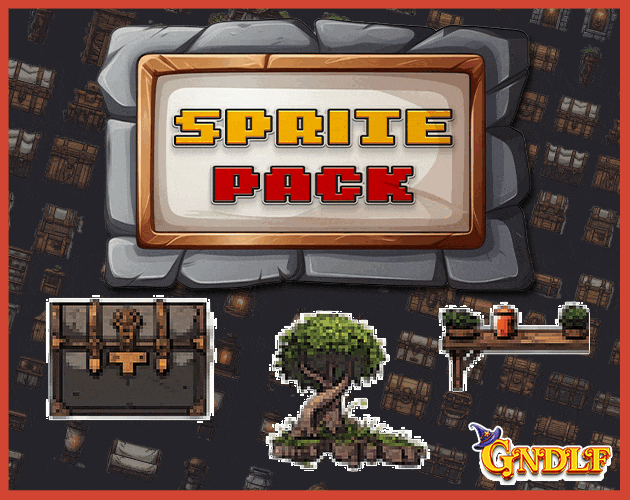 800 Mega Props Pack Medieval Pixelart by GNDLF The Maker