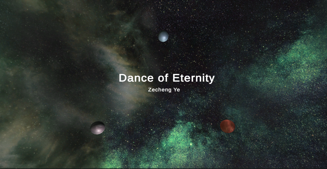 Dance of Eternity by Zecheng Ye for Studio 1 2023 - Physics - itch.io