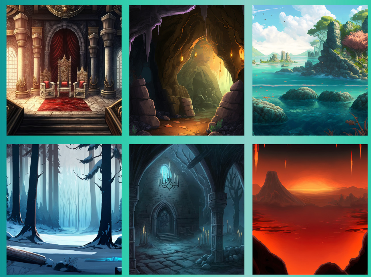 RPG Backgrounds: Scenic Collection II by esperstudio
