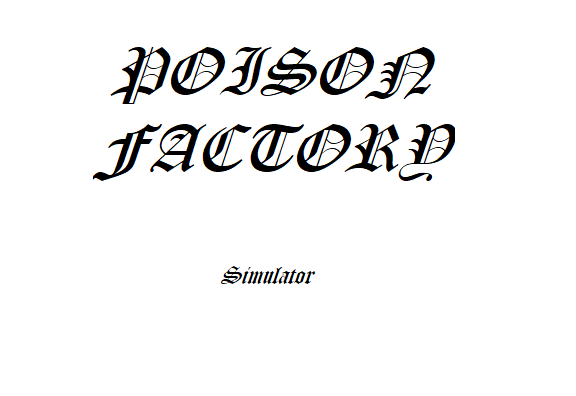 Poison factory by siebprosaurus