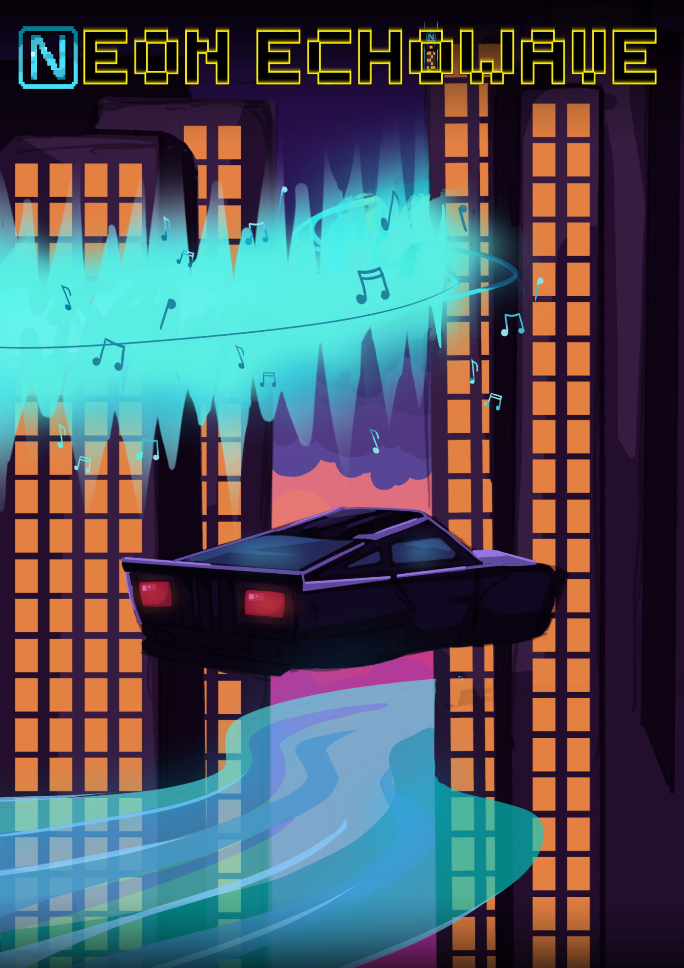 Neon Echowave by MADK Studios