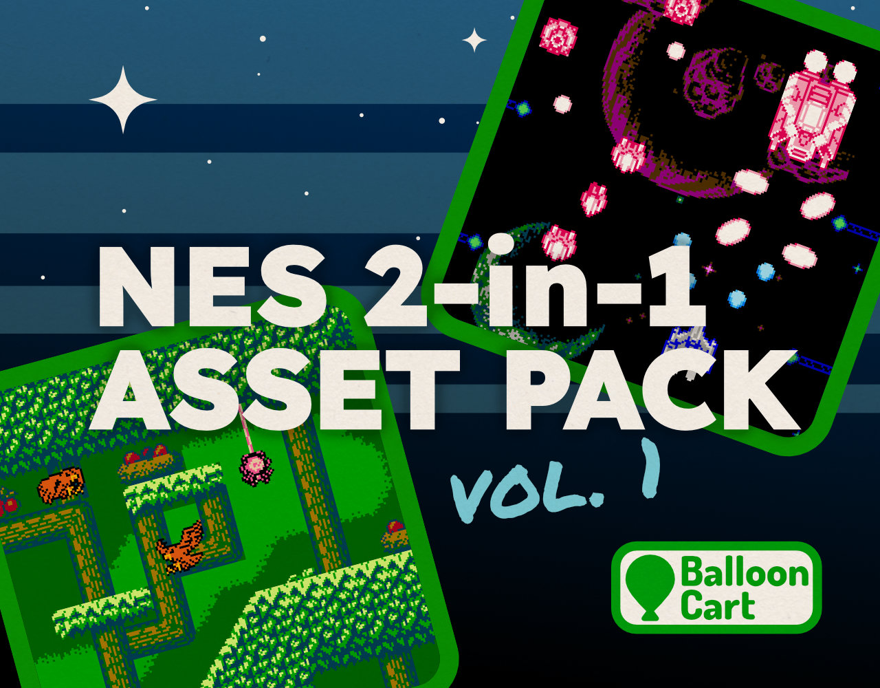 NES 2-in-1 Asset Pack Vol. 1 by Balloon Cart