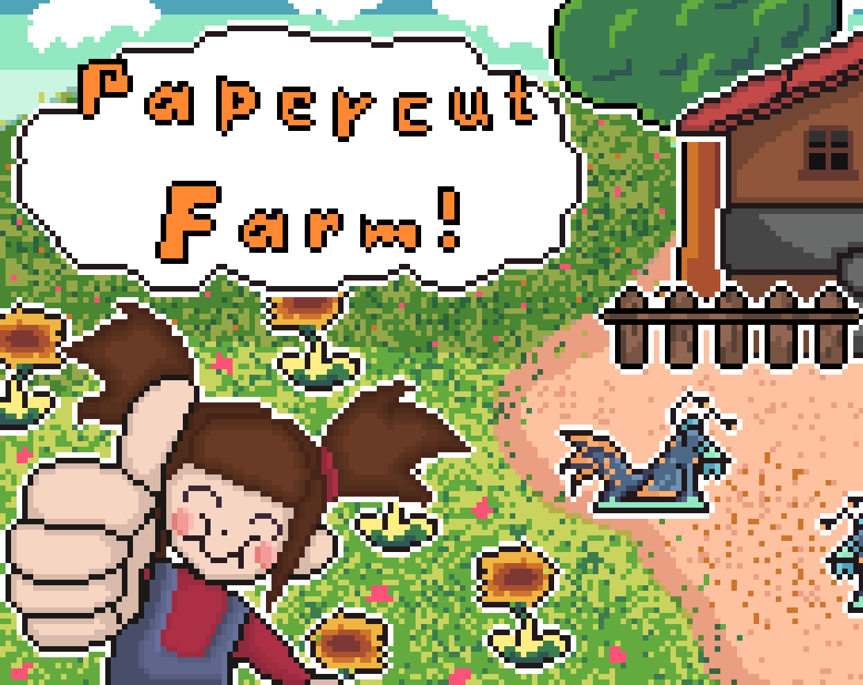 Papercut Farm by Raddi, sadique, Tomo, Koro, Wuppa, Niki.kiwi