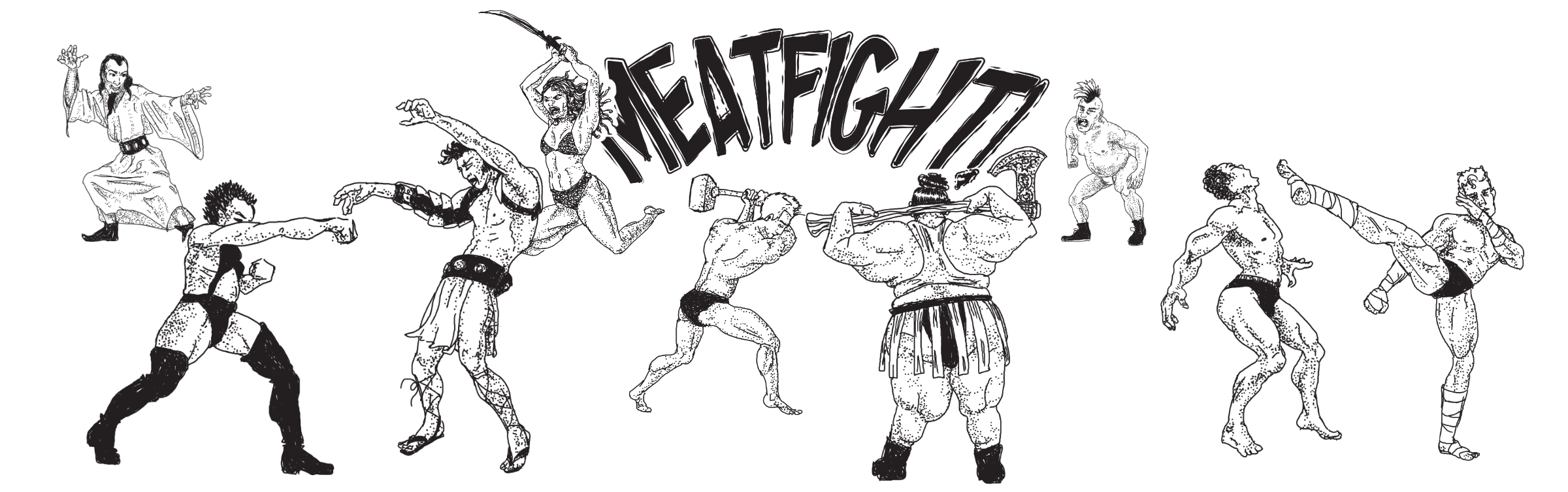 Meatfight! A meatheads art pack by ZedNope