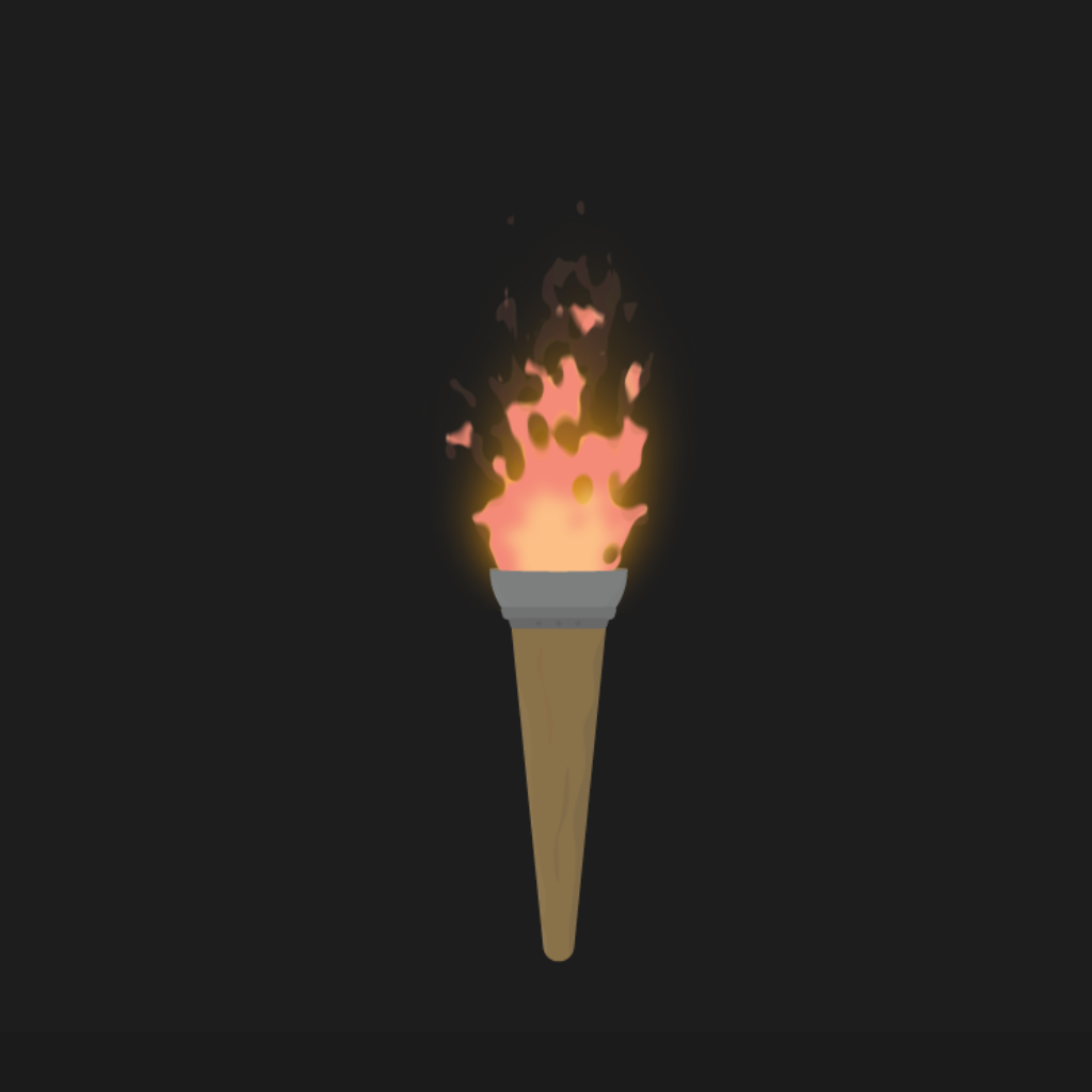 2D Burning Torch Asset by Fire Mage Studio
