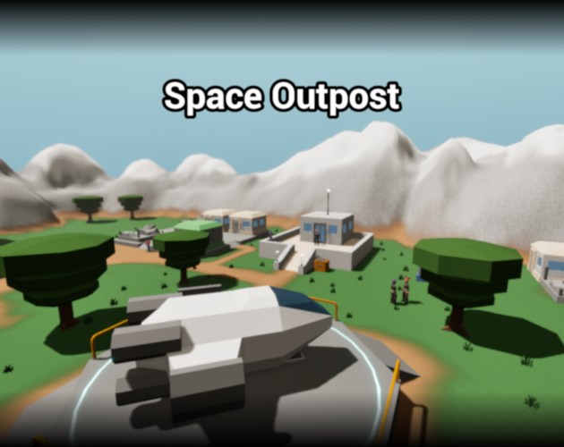 Space Outpost by Ghostbear