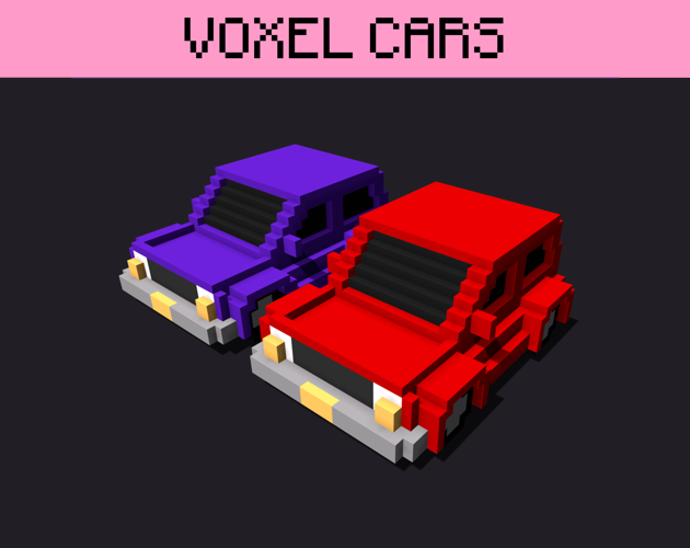 Voxel Car Assets by PIXCATT