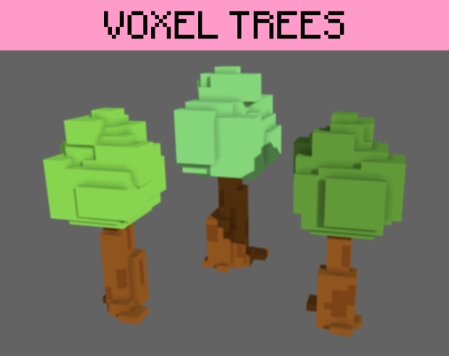 Voxel Trees by PIXCATT