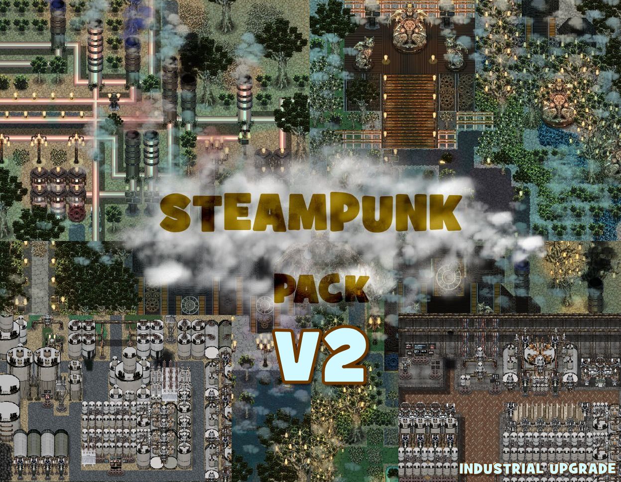 STEAMPUNK V2 PACK .RPG MAKER MV/MZ by NeonPixel
