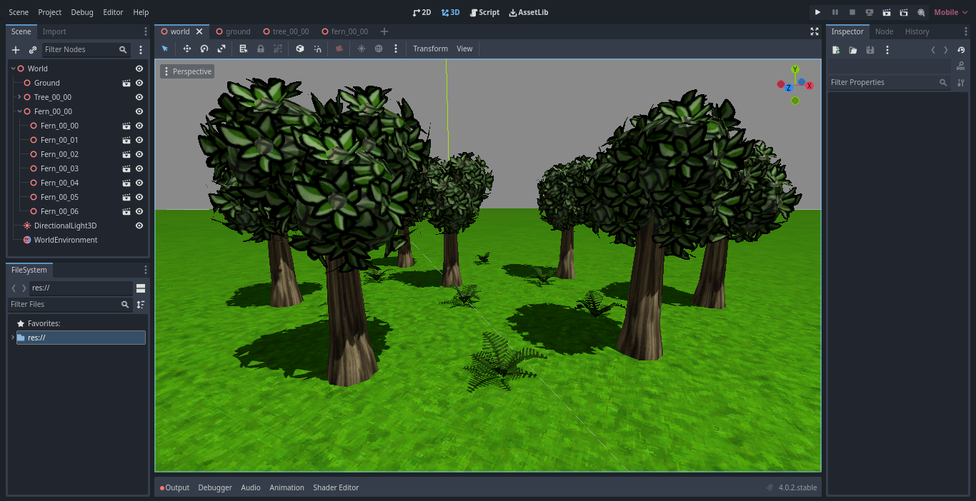3D Tiny Forest Asset by Liefz Lily