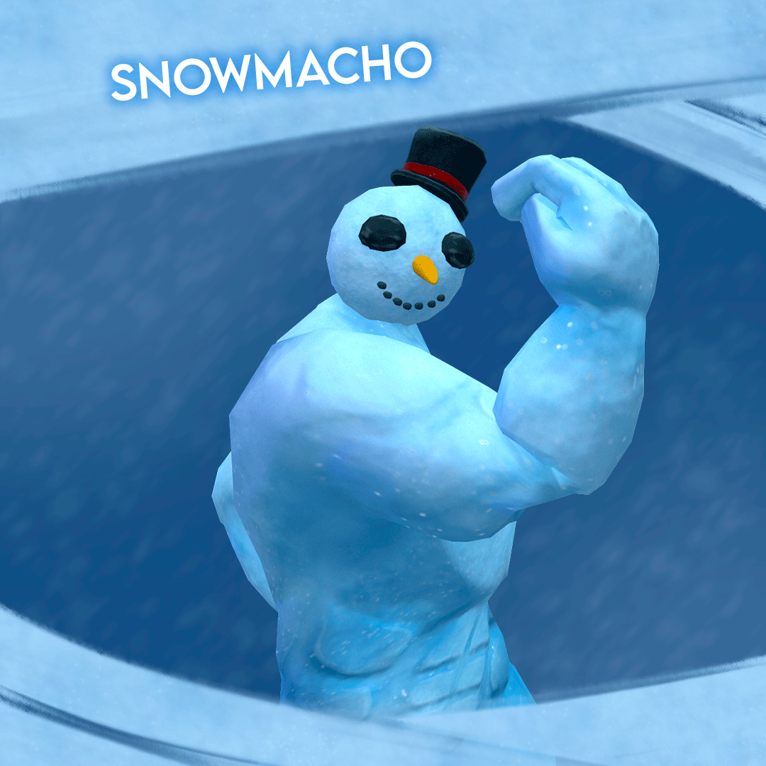 SnowMacho | 3D Game-ready Character | VRChat-Ready Avatar by Asgart
