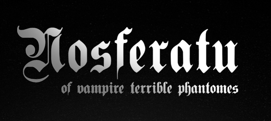 Nosferatu of vampire and terrible phantomes by Dotingbrit