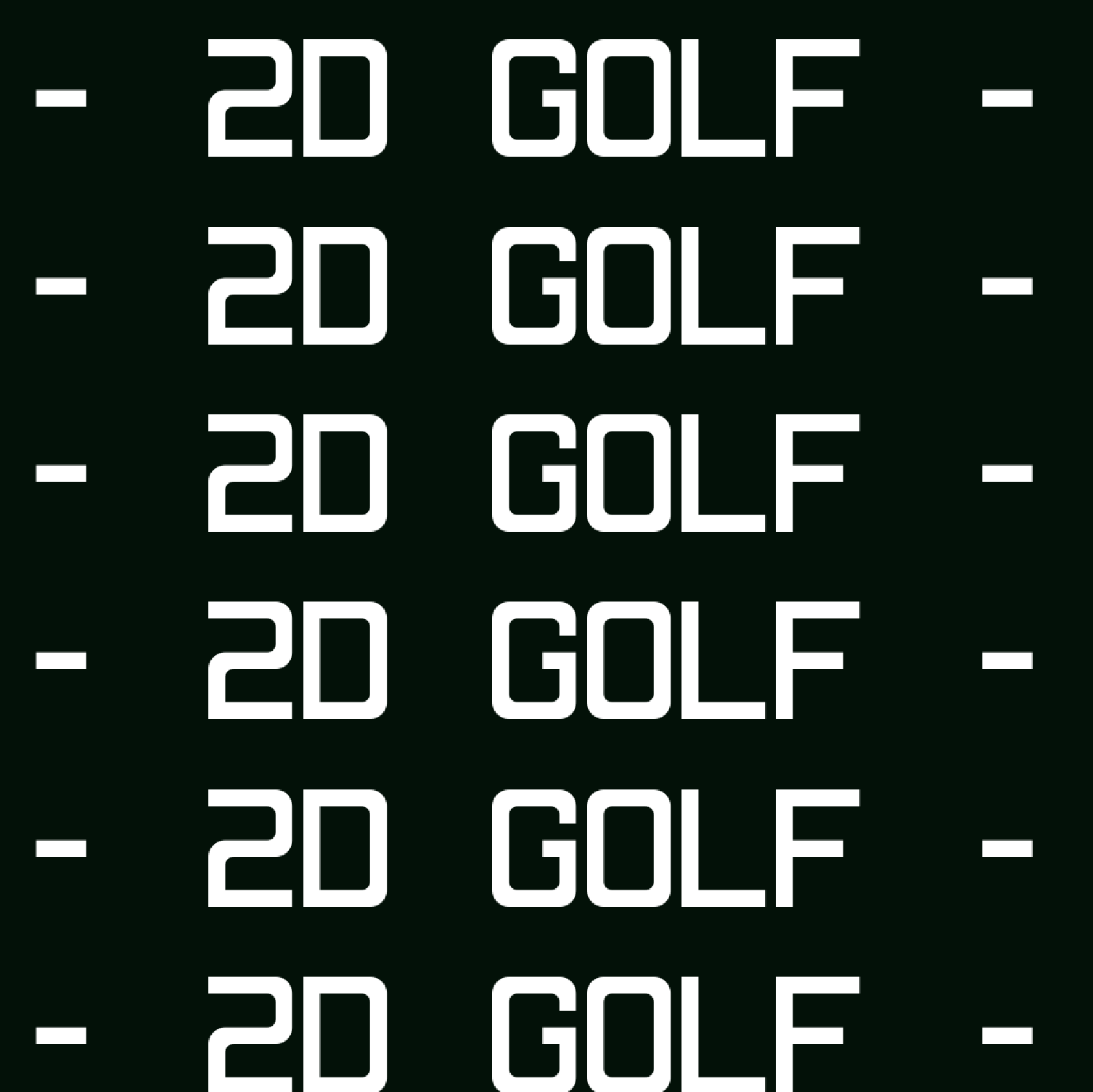 2D Golf by Sidremus
