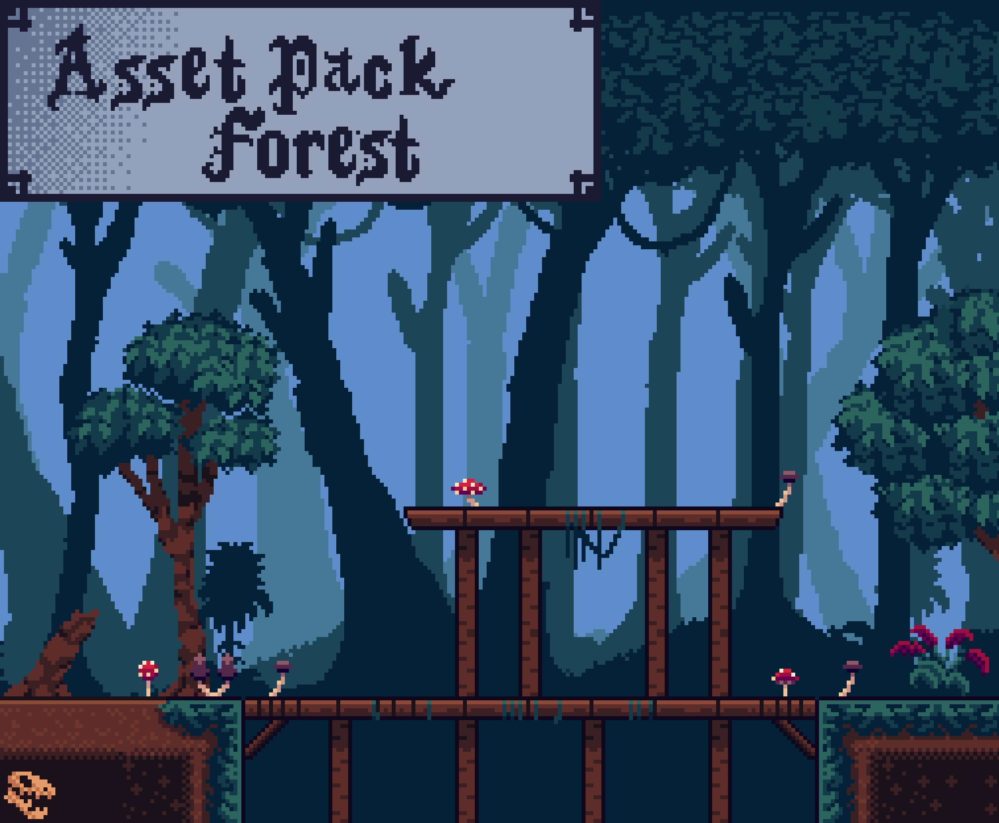 Forest Assets by Joel Scrawl